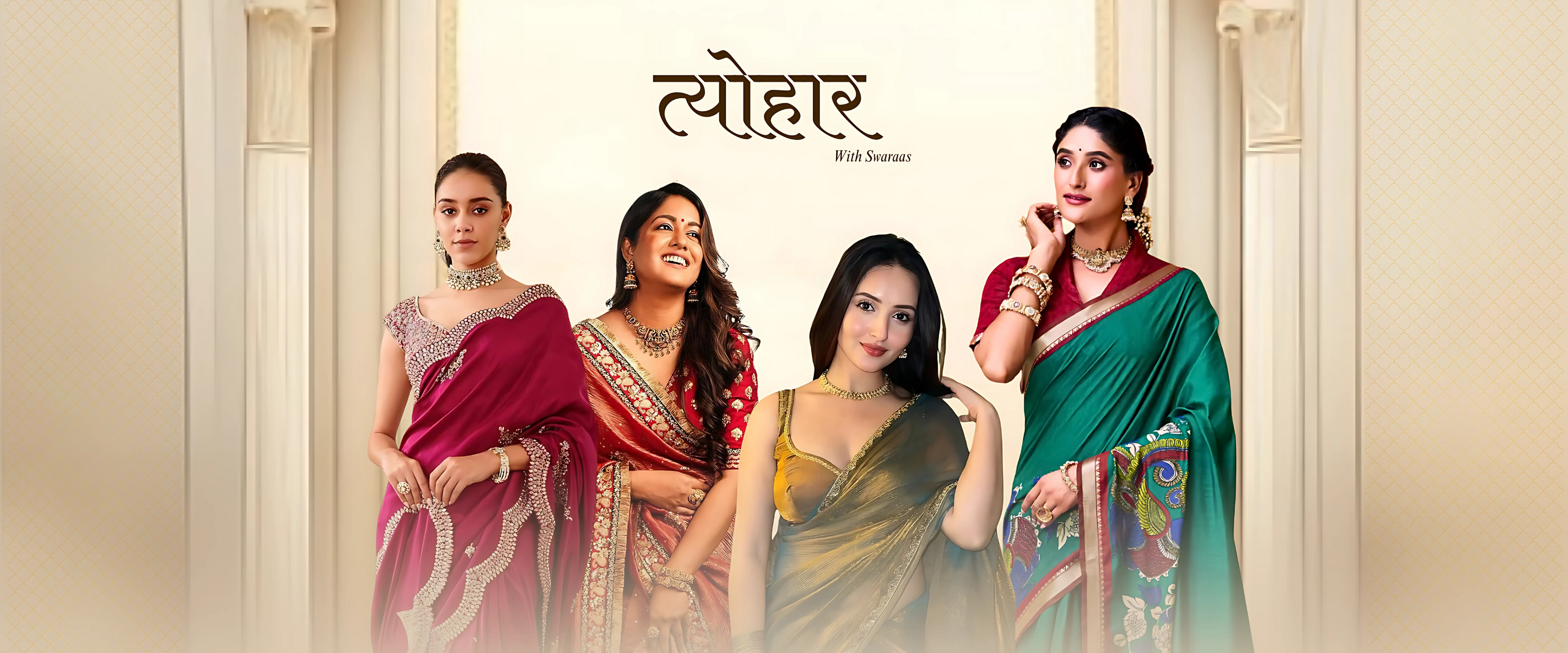 "Swaraas Ethnic Wear: Shop Sarees, Lehengas & Kurtis Online"